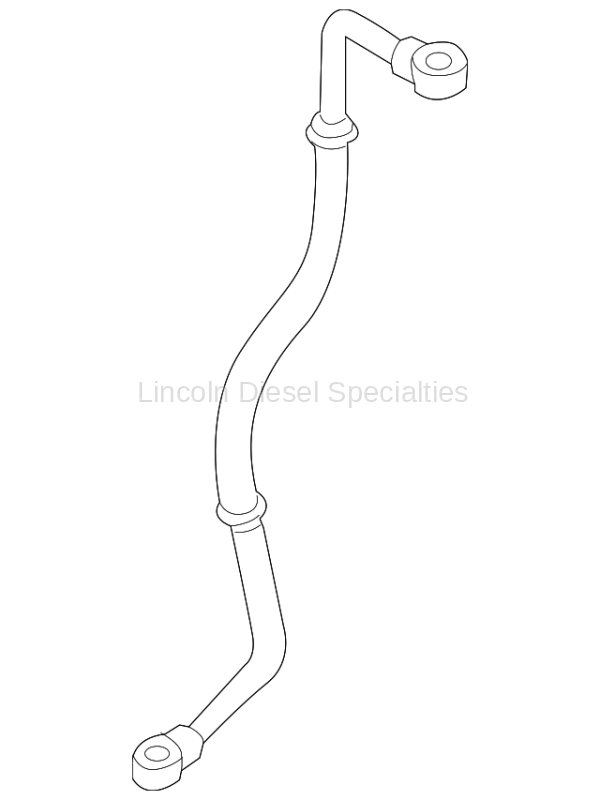 GM OEM Turbo Oil Feed Line (2001-2004)