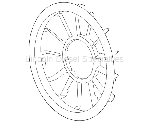 GM OEM Fan Shroud Rear (2006-2010)